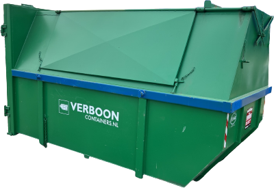 10m3 gesloten – houtafval – Verboon Containers